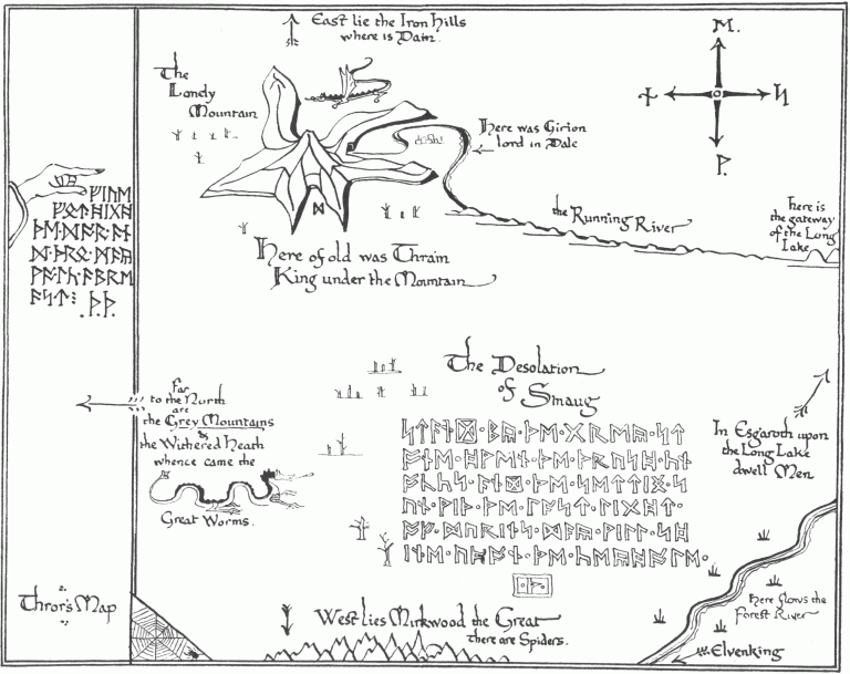 The Medieval in Middle-Earth: Thror’s Map – Thijs Porck